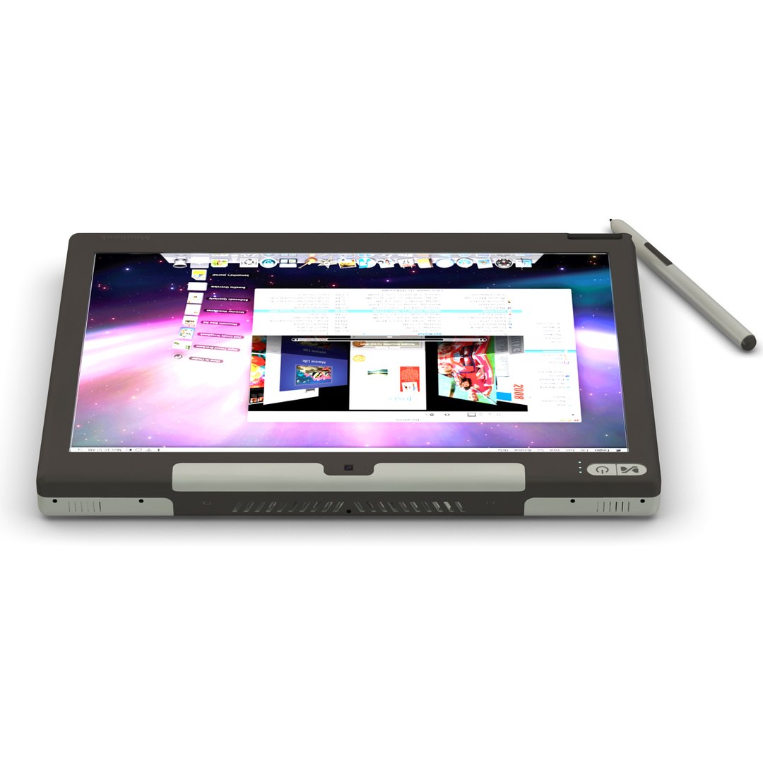modbook apple tablet 3d model