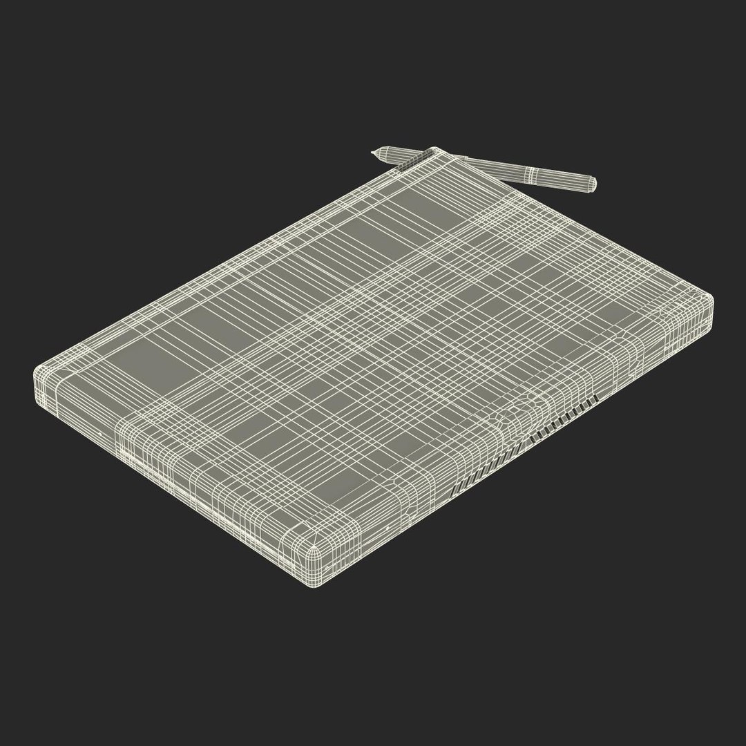 modbook apple tablet 3d model