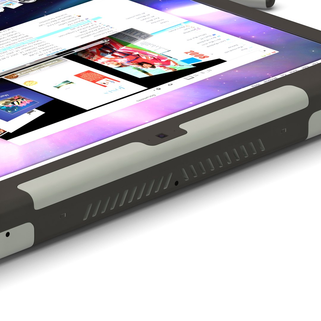 modbook apple tablet 3d model