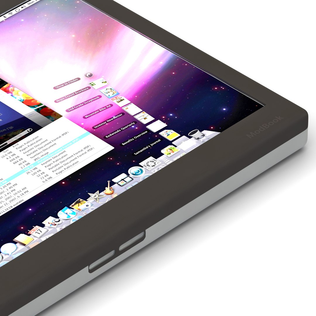 modbook apple tablet 3d model