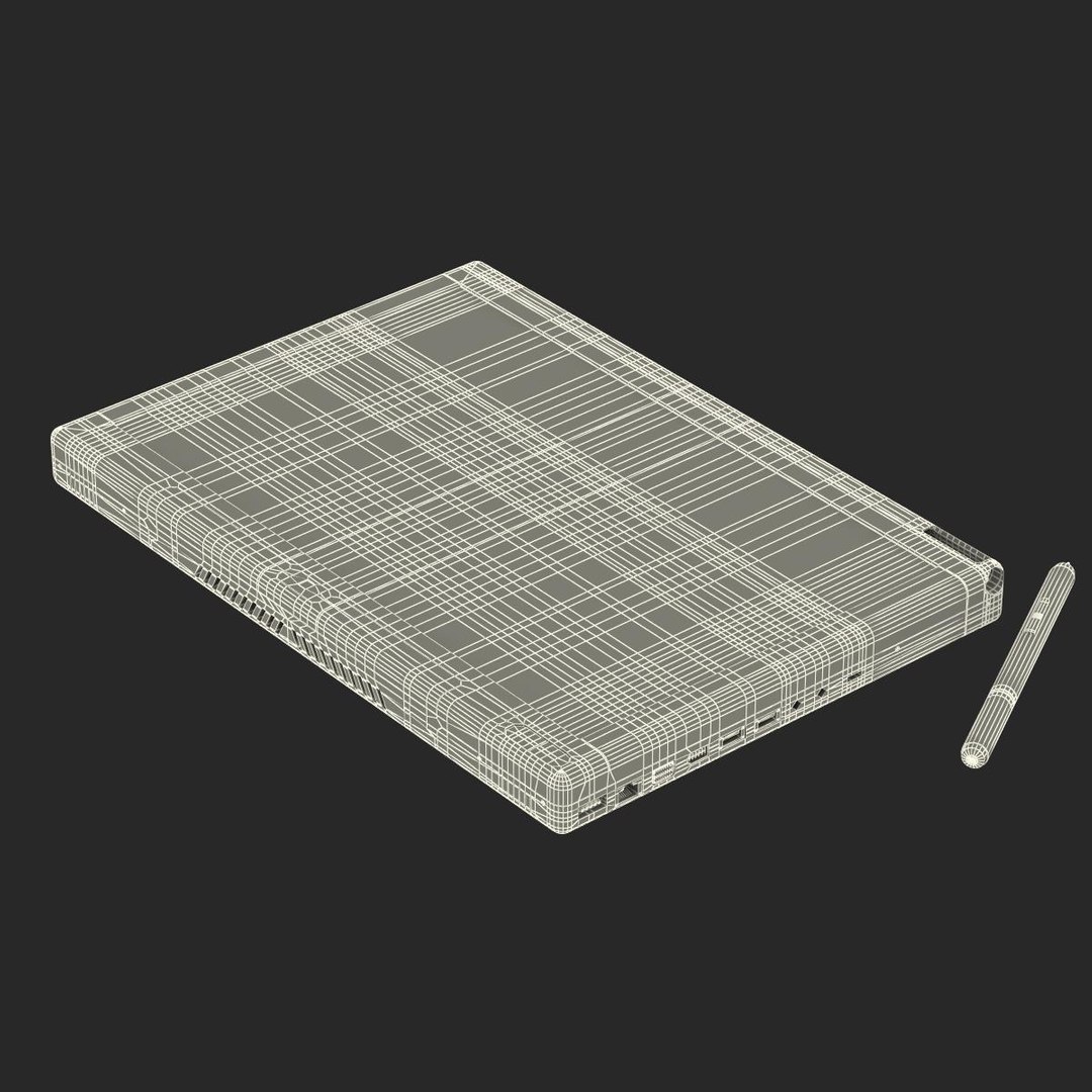 modbook apple tablet 3d model