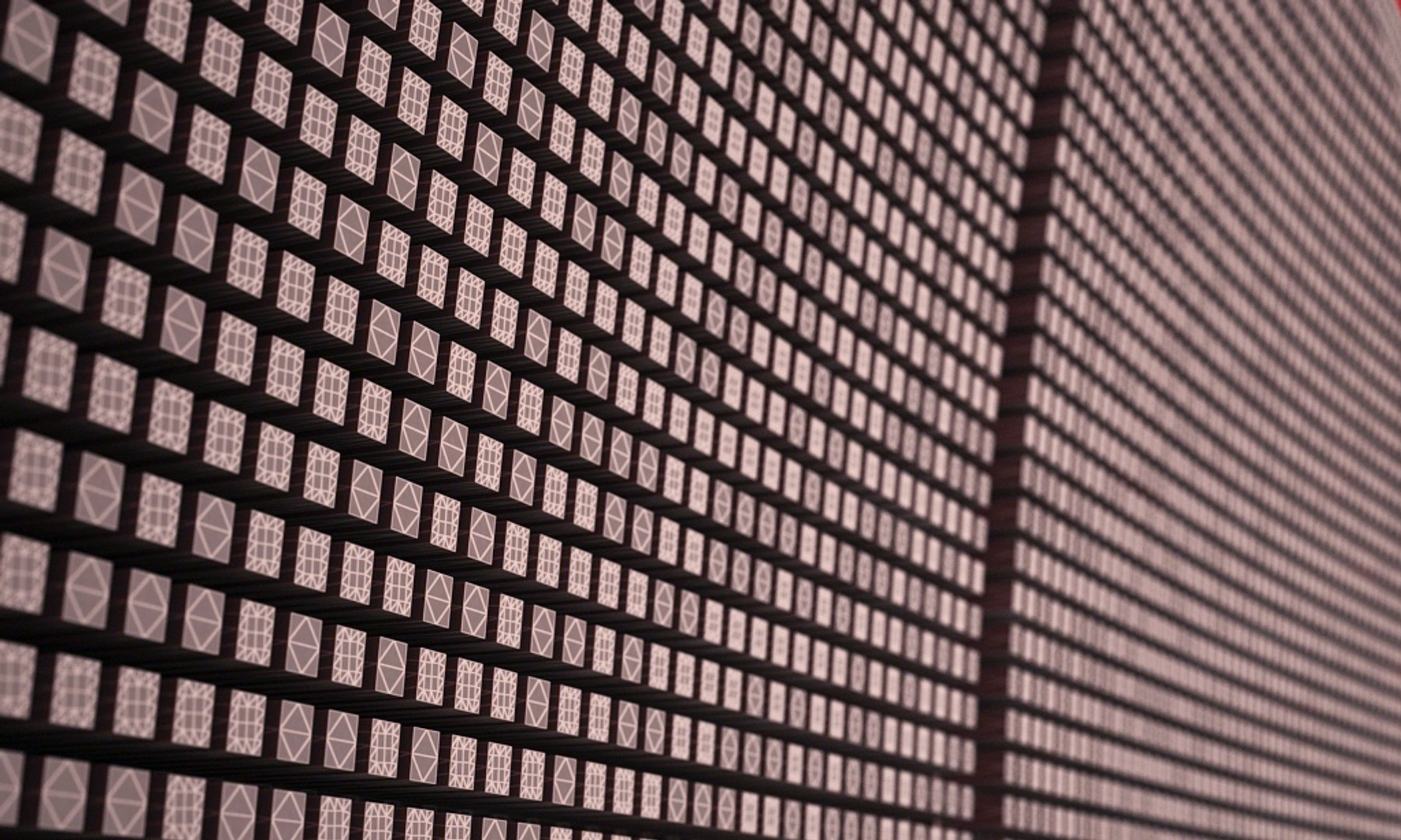 3d Ellipsoid Structure Art 2014 Model