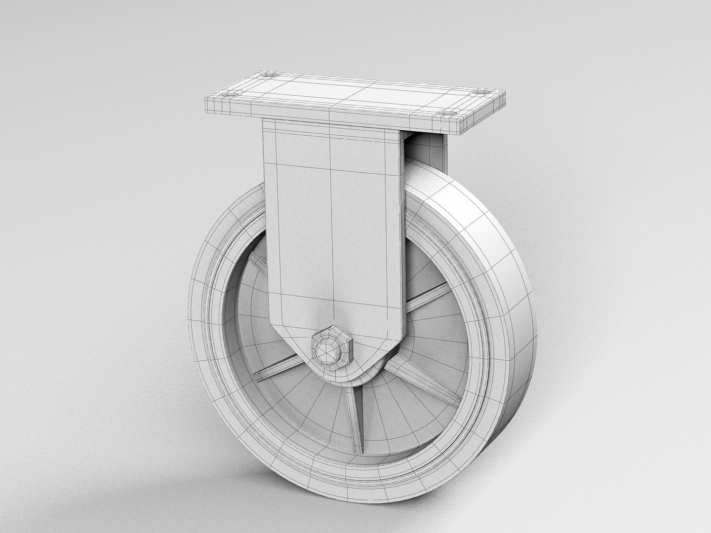 3D Model Caster Wheel - TurboSquid 1411999