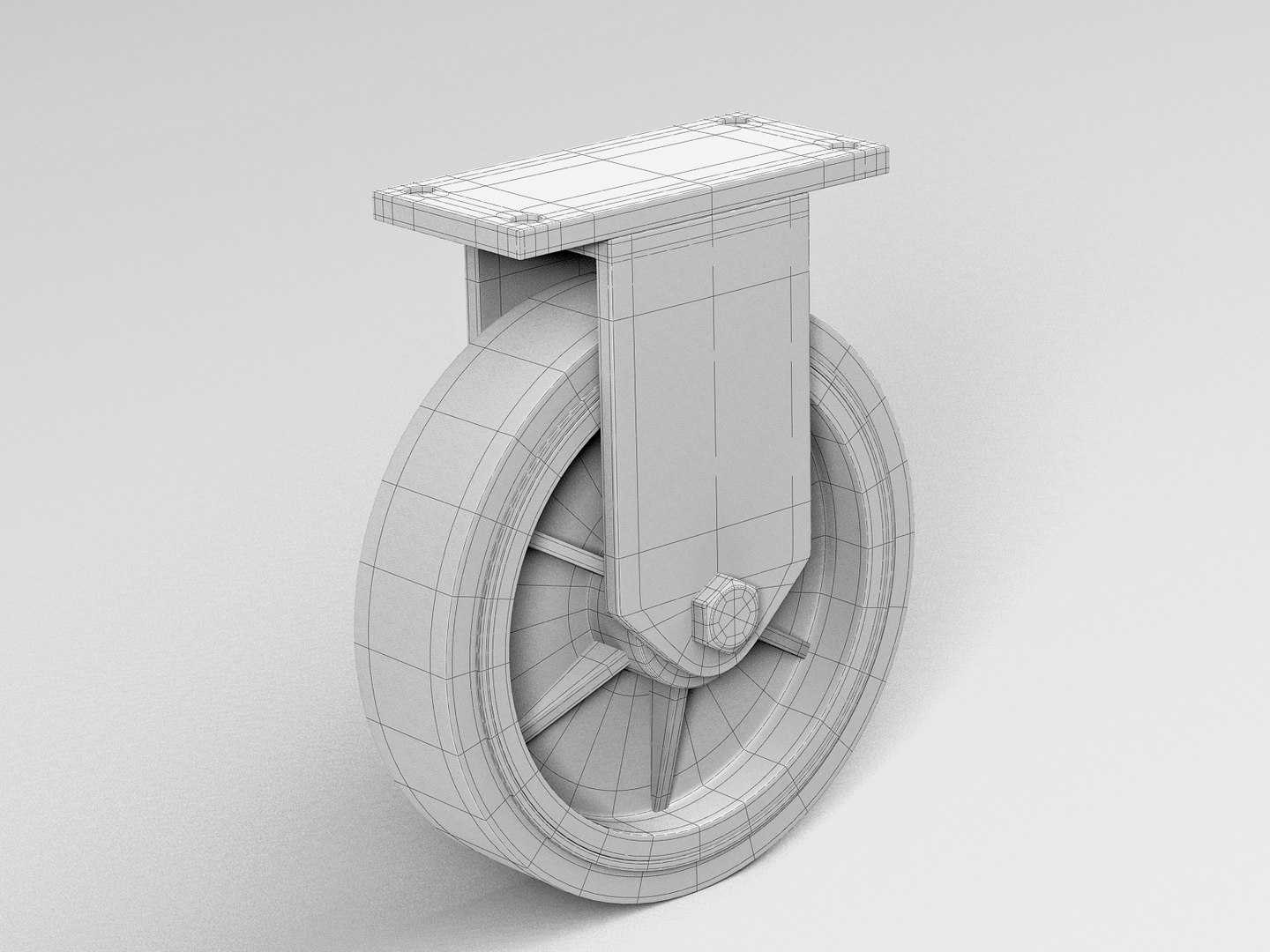 3D Model Caster Wheel - TurboSquid 1411999