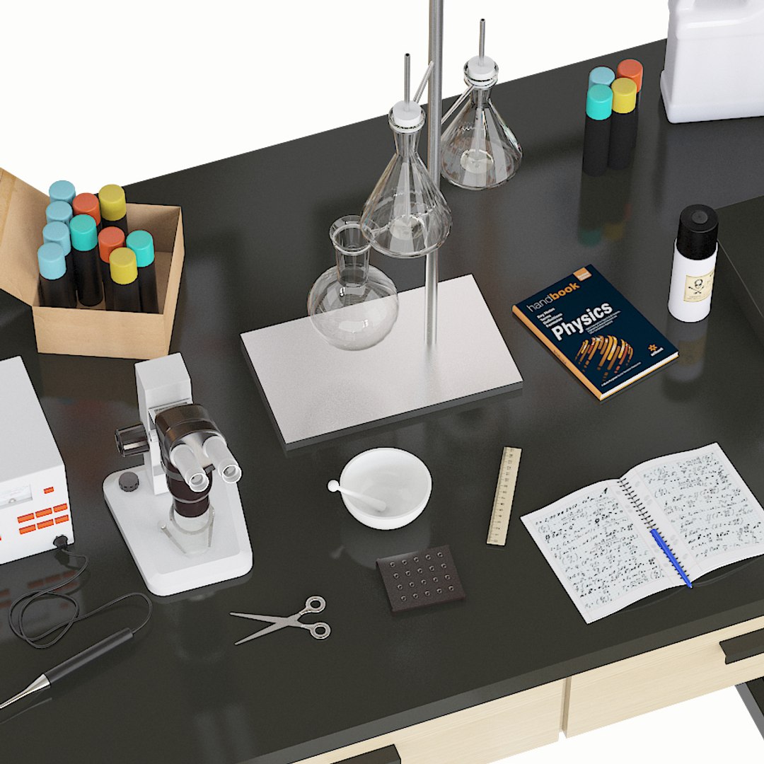 3D Model Medical Laboratory Experience Set - TurboSquid 1532019