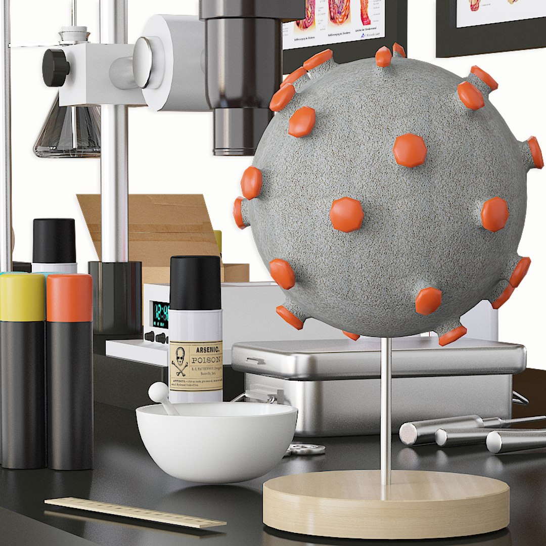 3D Model Medical Laboratory Experience Set - TurboSquid 1532019