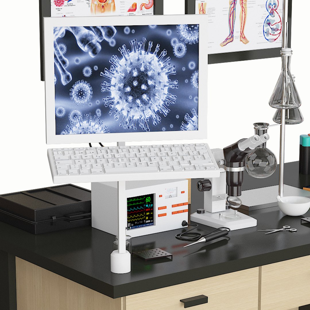 3D Model Medical Laboratory Experience Set - TurboSquid 1532019