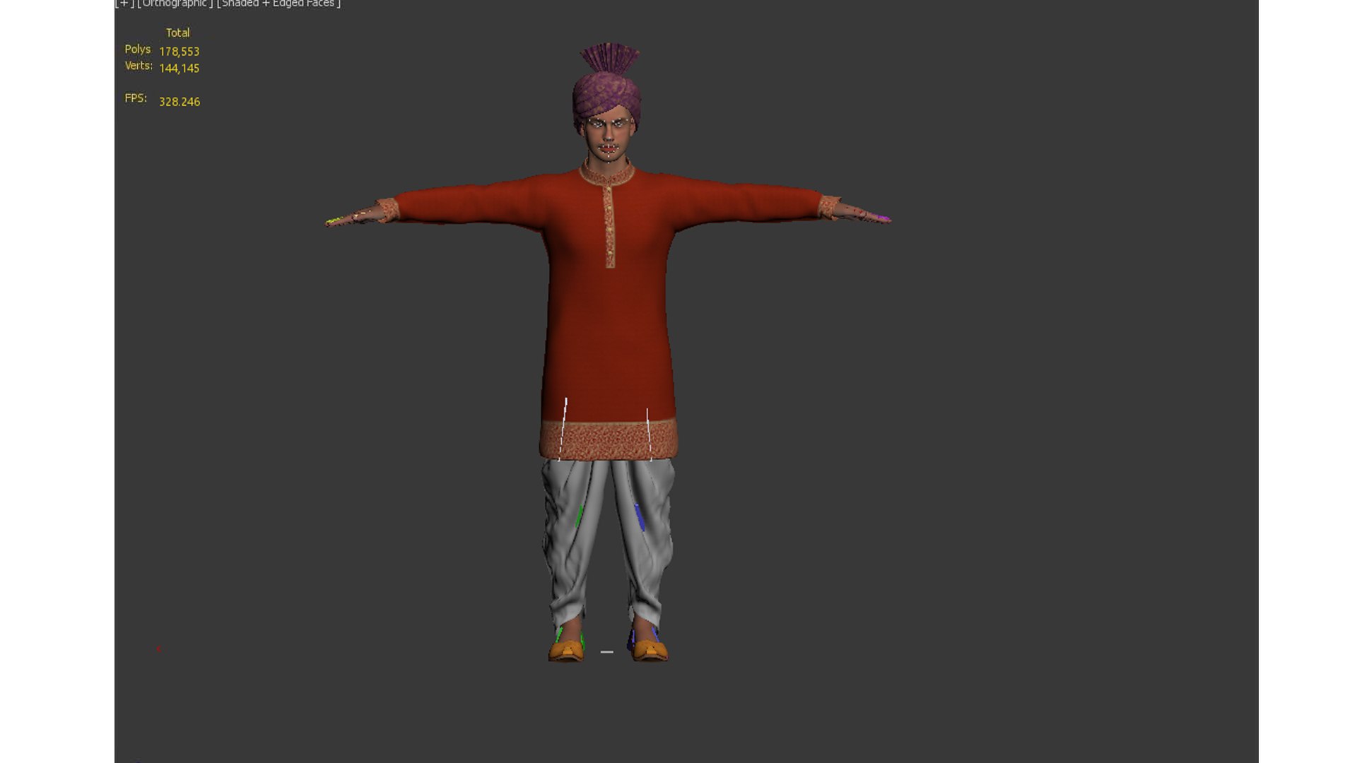 Indian Character 3D Model - TurboSquid 2417559