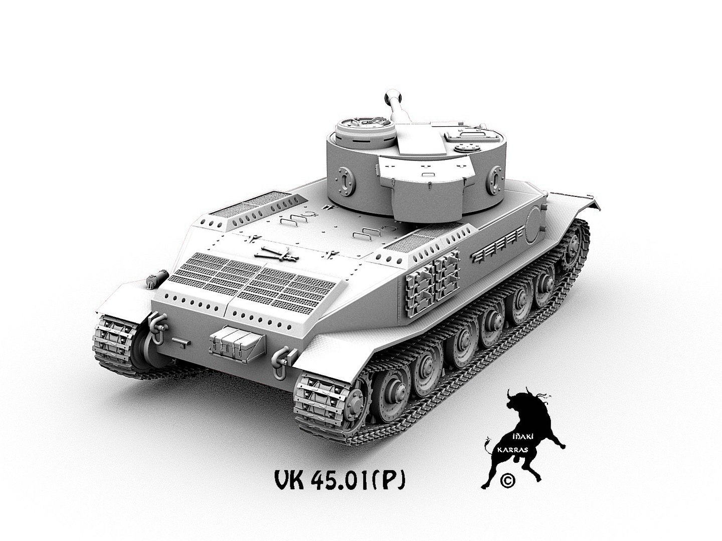 Vk 45 01 P 3d Max