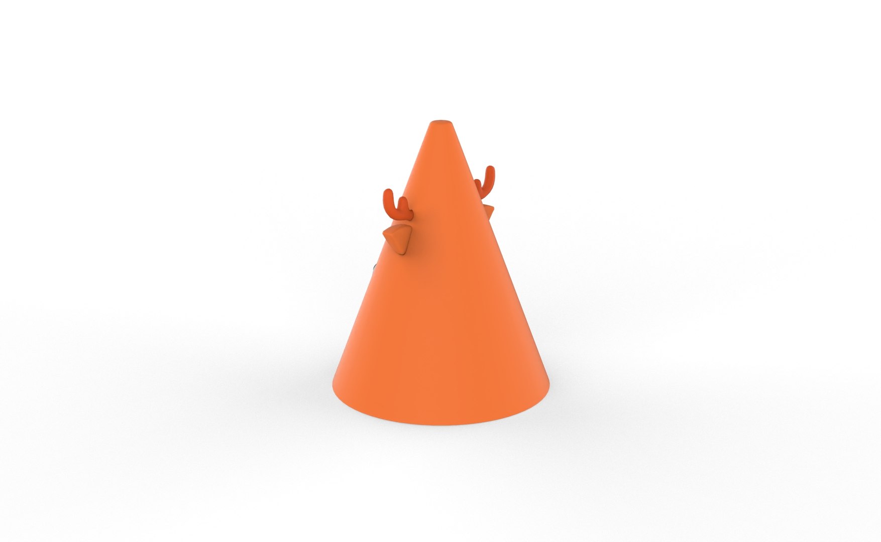 Funny Animal Deer Birthday Hats For Childrens 3D Model - TurboSquid 2265750