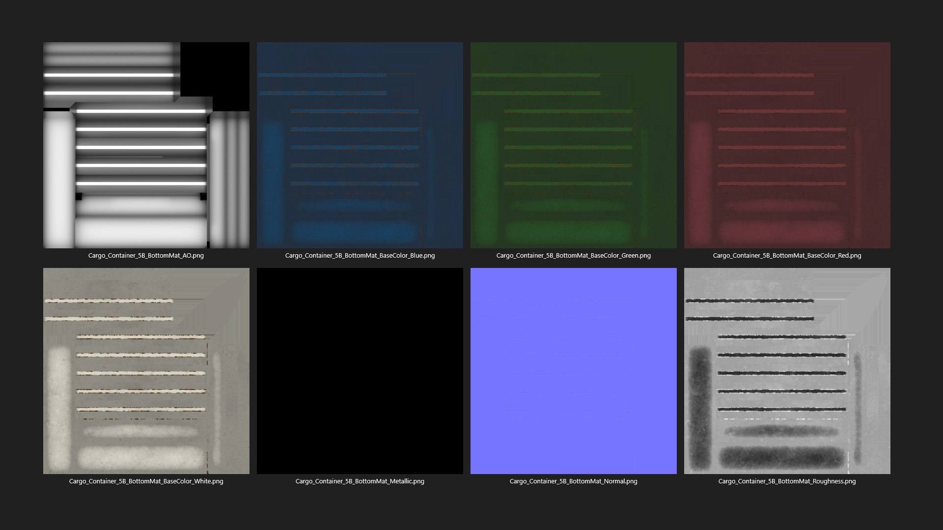 3D Cargo Container 5B Model - TurboSquid 1736612