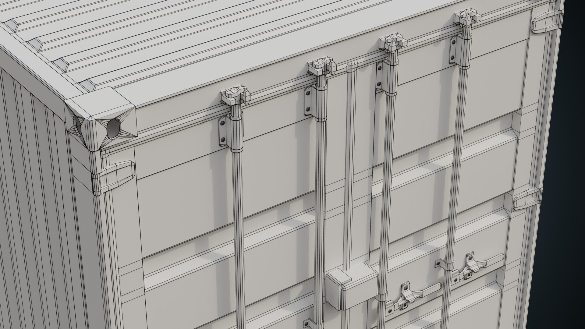 3D Cargo Container 5B Model - TurboSquid 1736612