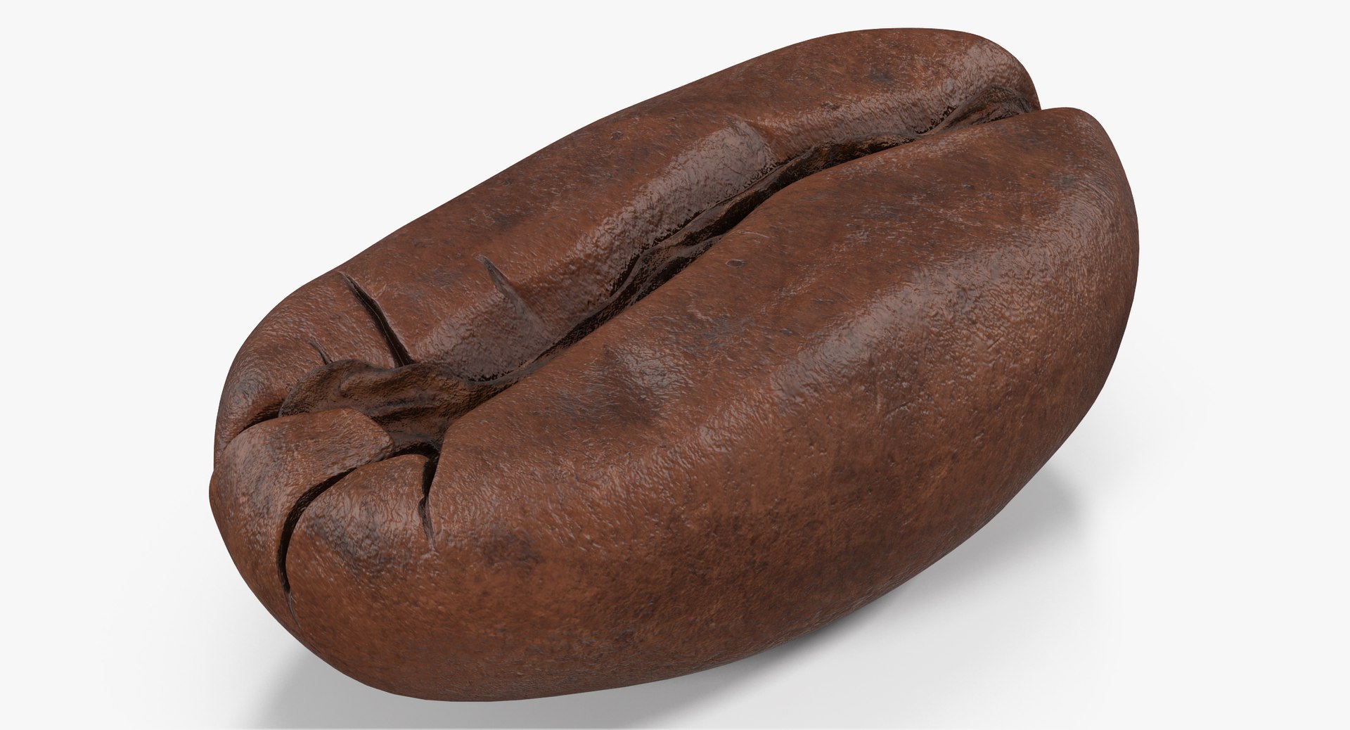 3D Coffee Bean Roasted 1 - TurboSquid 1424374