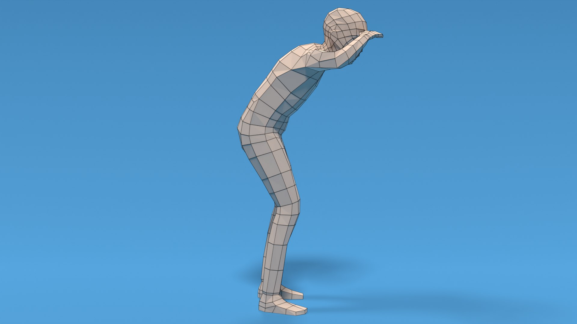 3D Low Poly Kid Looking Model - TurboSquid 1806320