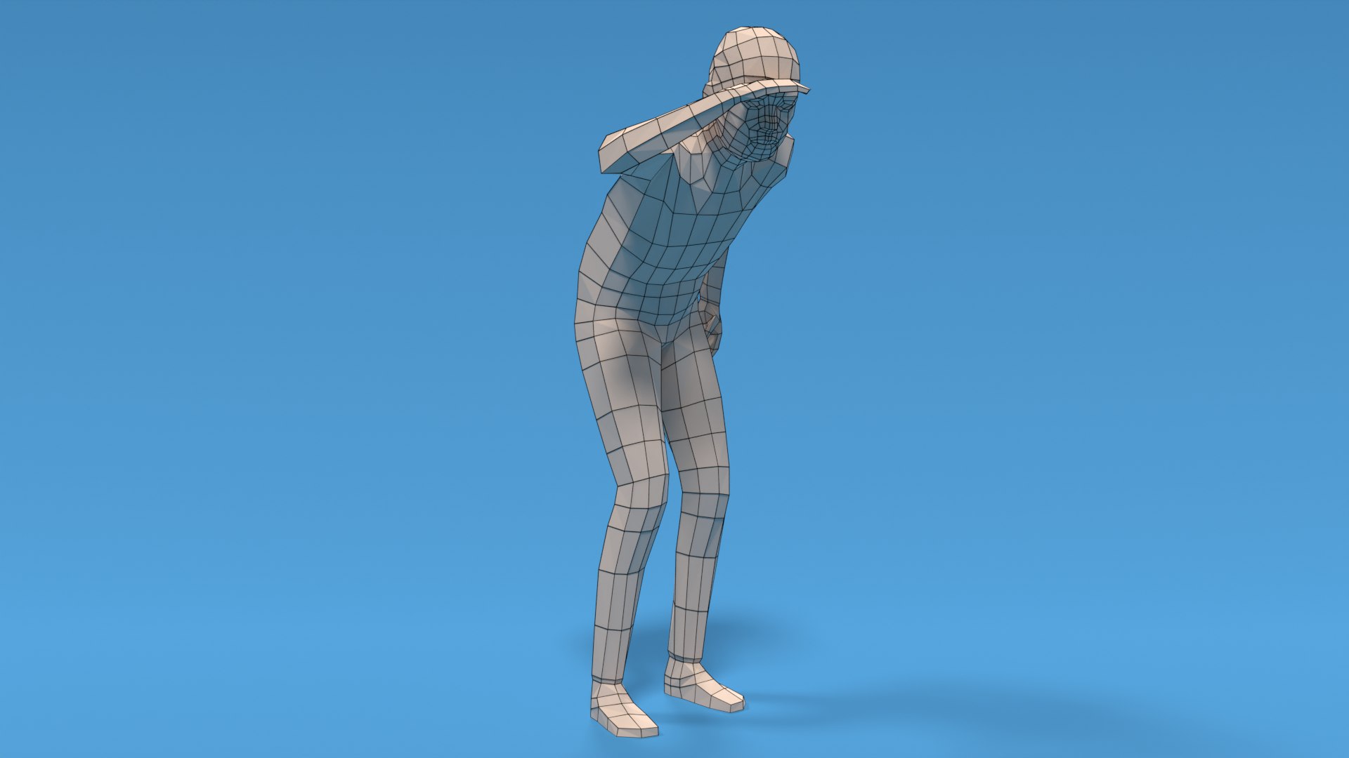 3D Low Poly Kid Looking Model - TurboSquid 1806320