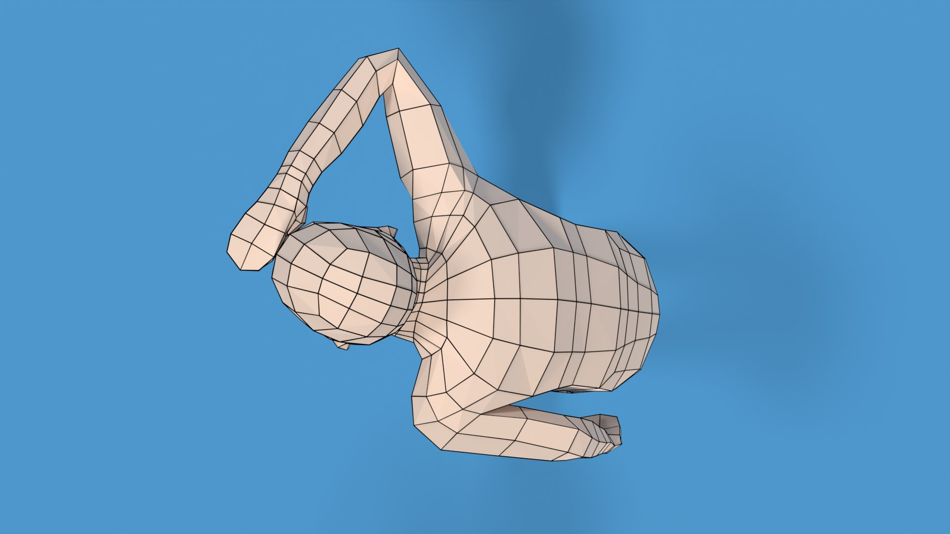 3D Low Poly Kid Looking Model - TurboSquid 1806320