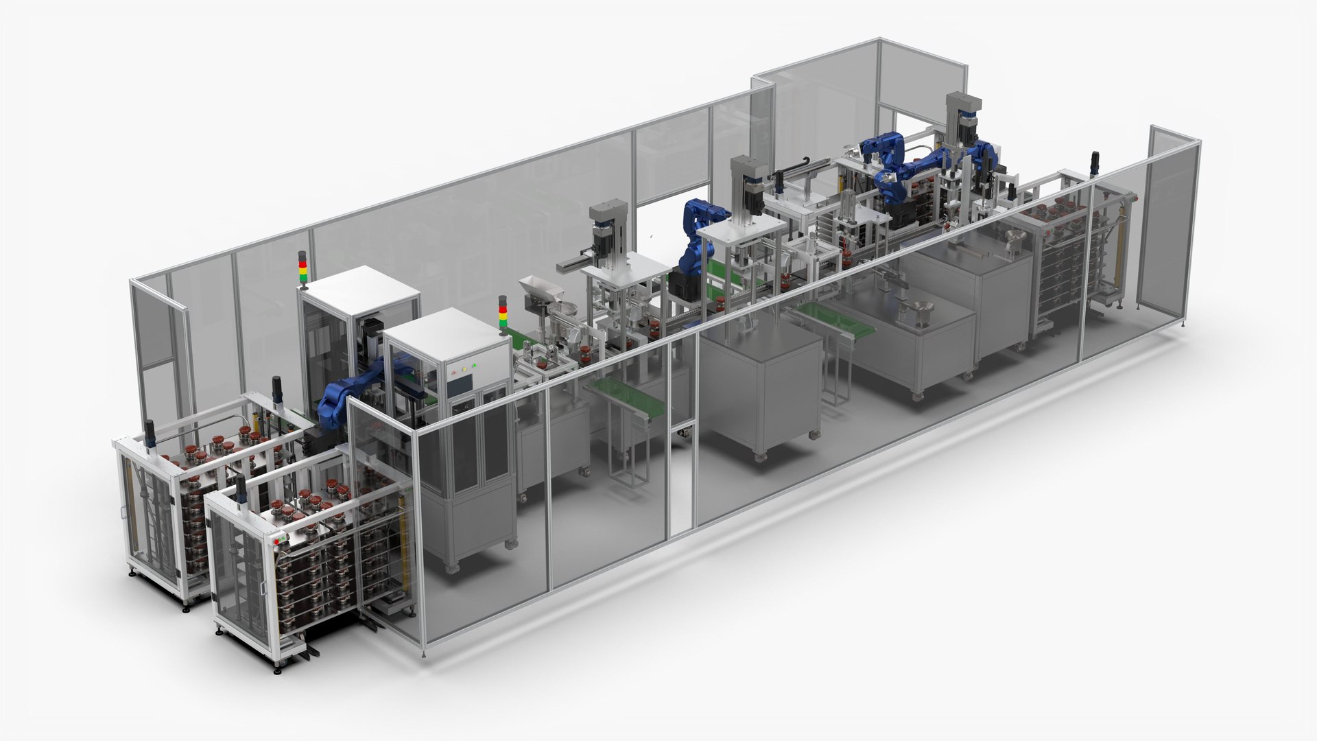 3D Automatic Booster Impeller Assembly And Pressing Integrated Assembly ...