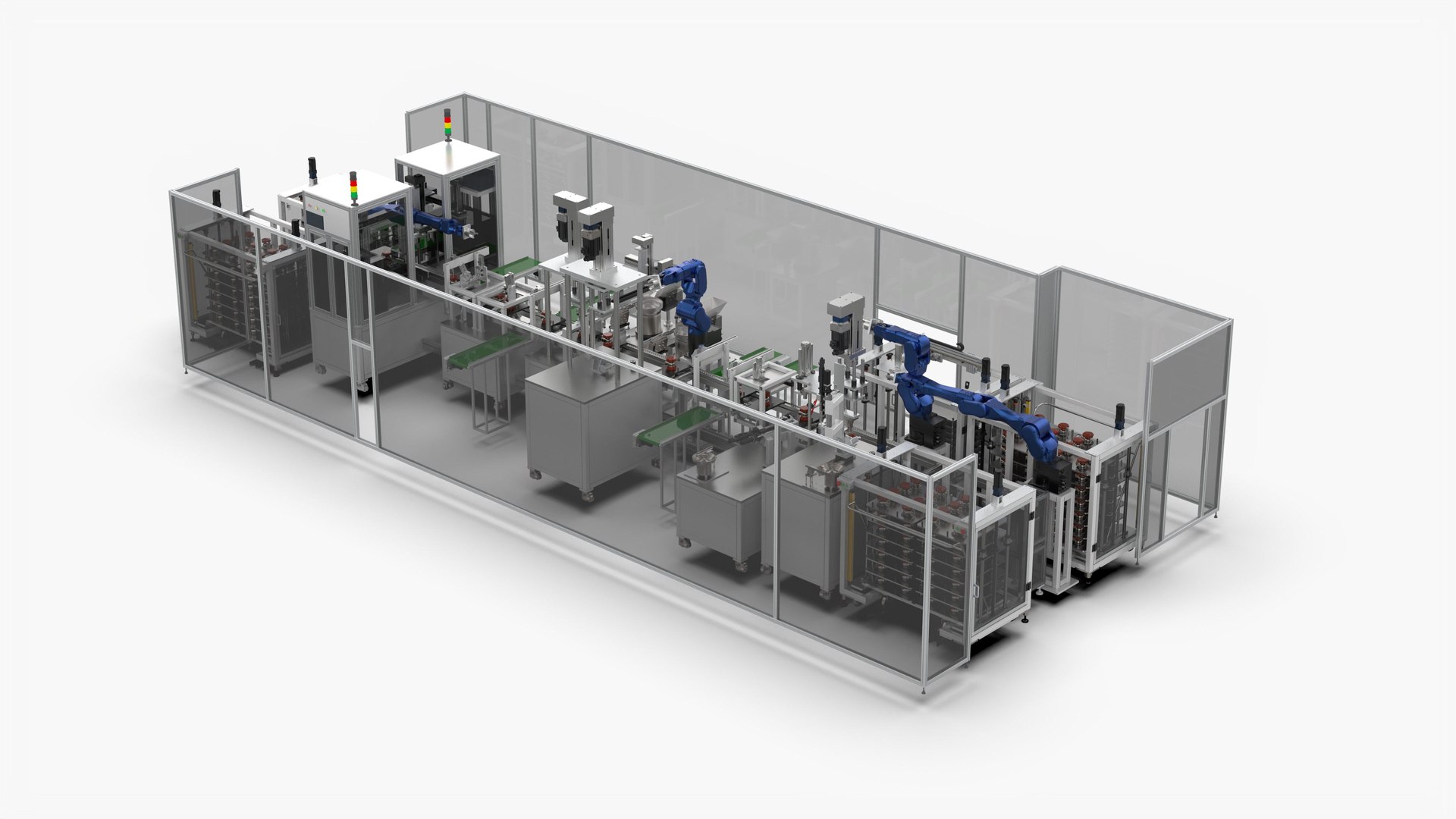 3D Automatic Booster Impeller Assembly And Pressing Integrated Assembly ...