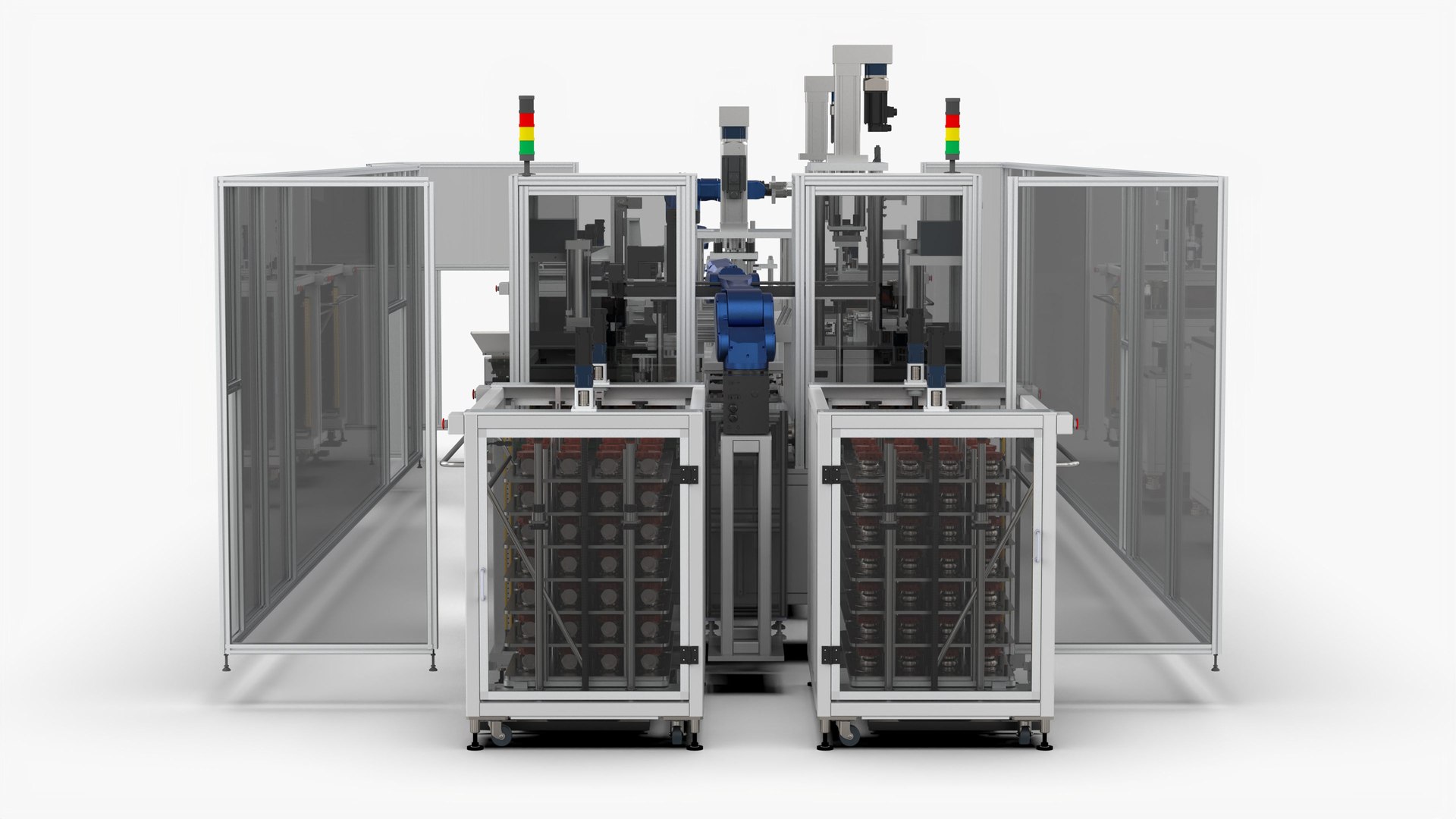 3D Automatic Booster Impeller Assembly And Pressing Integrated Assembly ...