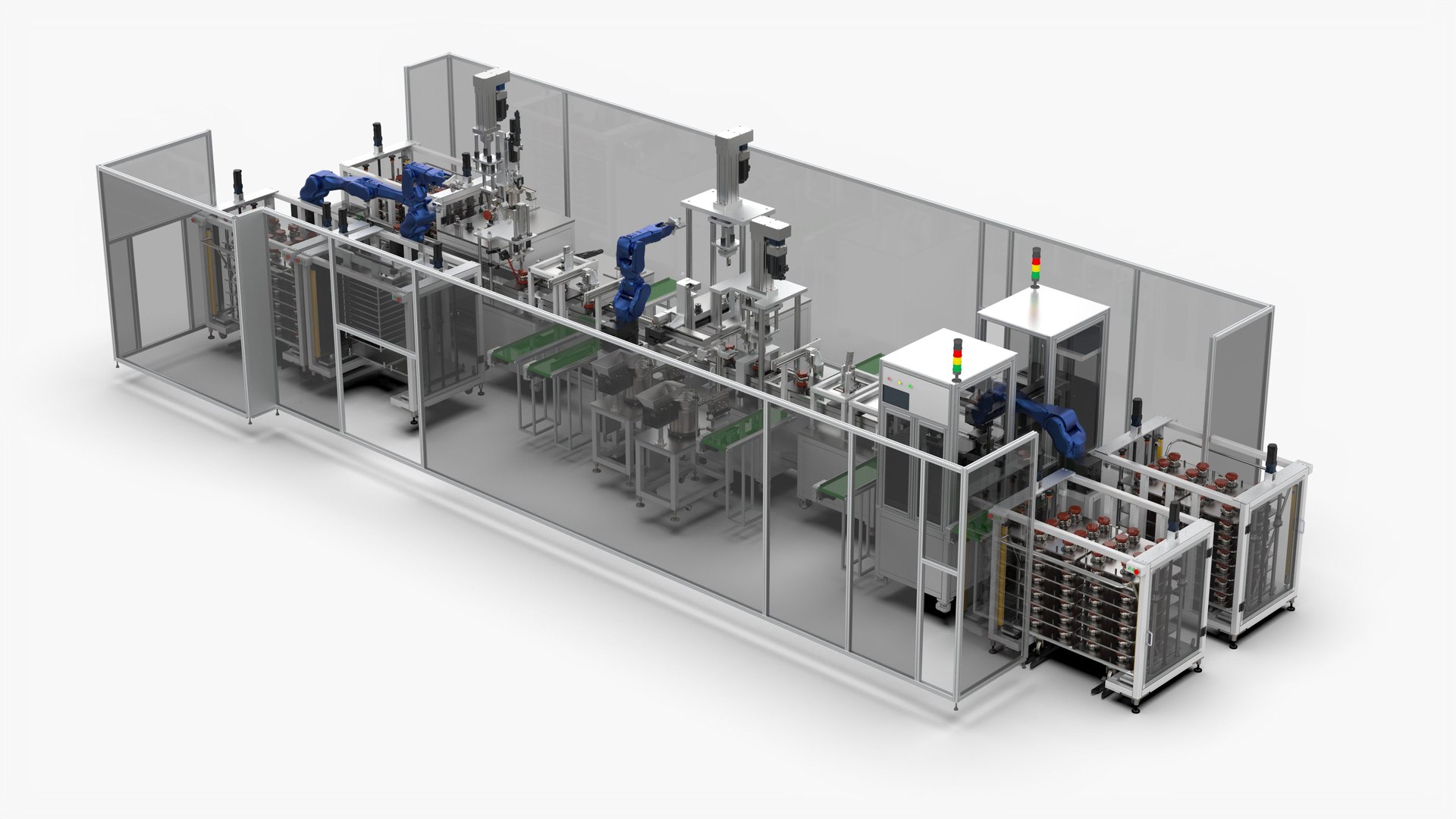 3D Automatic Booster Impeller Assembly And Pressing Integrated Assembly ...