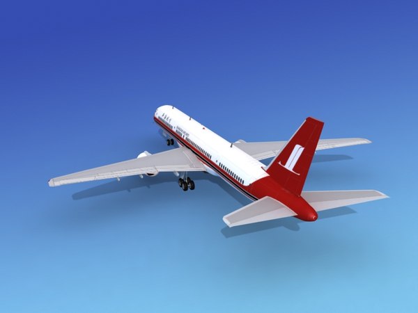 airline boeing 757 757-200 3d max