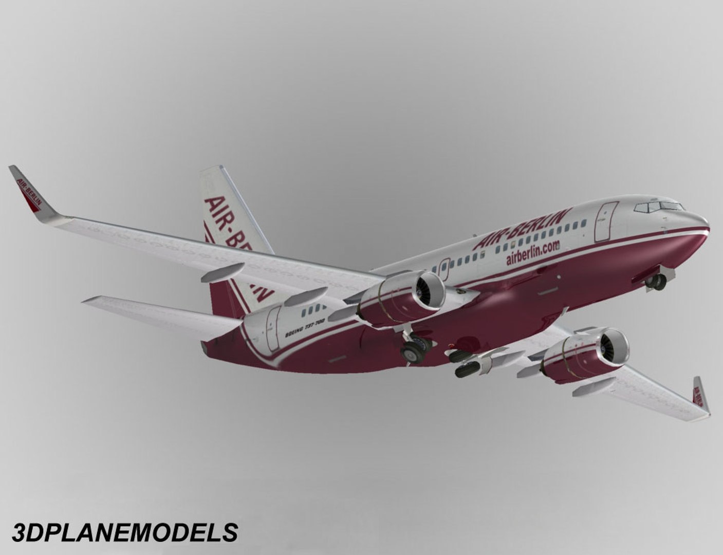 B737-700 Air Berlin 737 3d 3ds