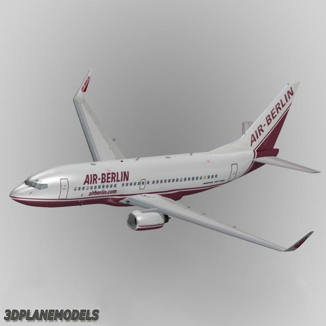 B737-700 Air Berlin 737 3d 3ds