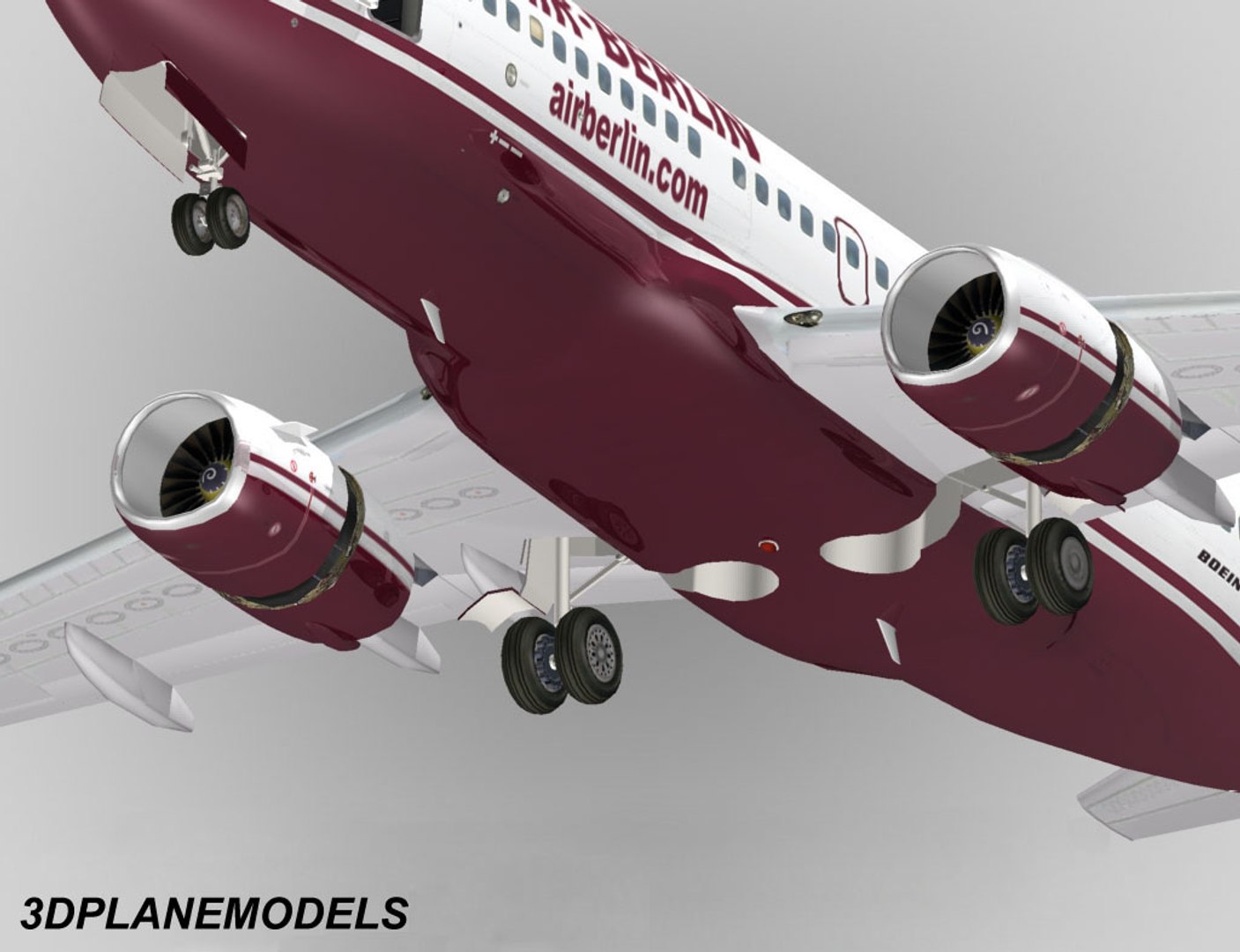 B737-700 Air Berlin 737 3d 3ds