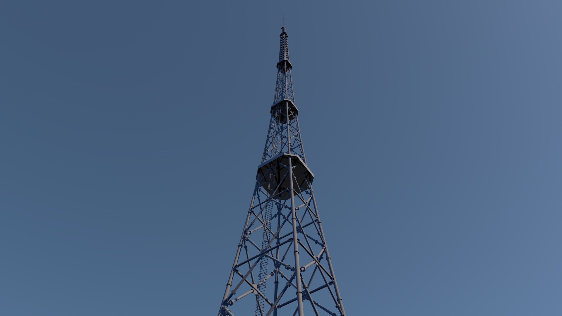 3D Model Tv Tower - TurboSquid 1237769