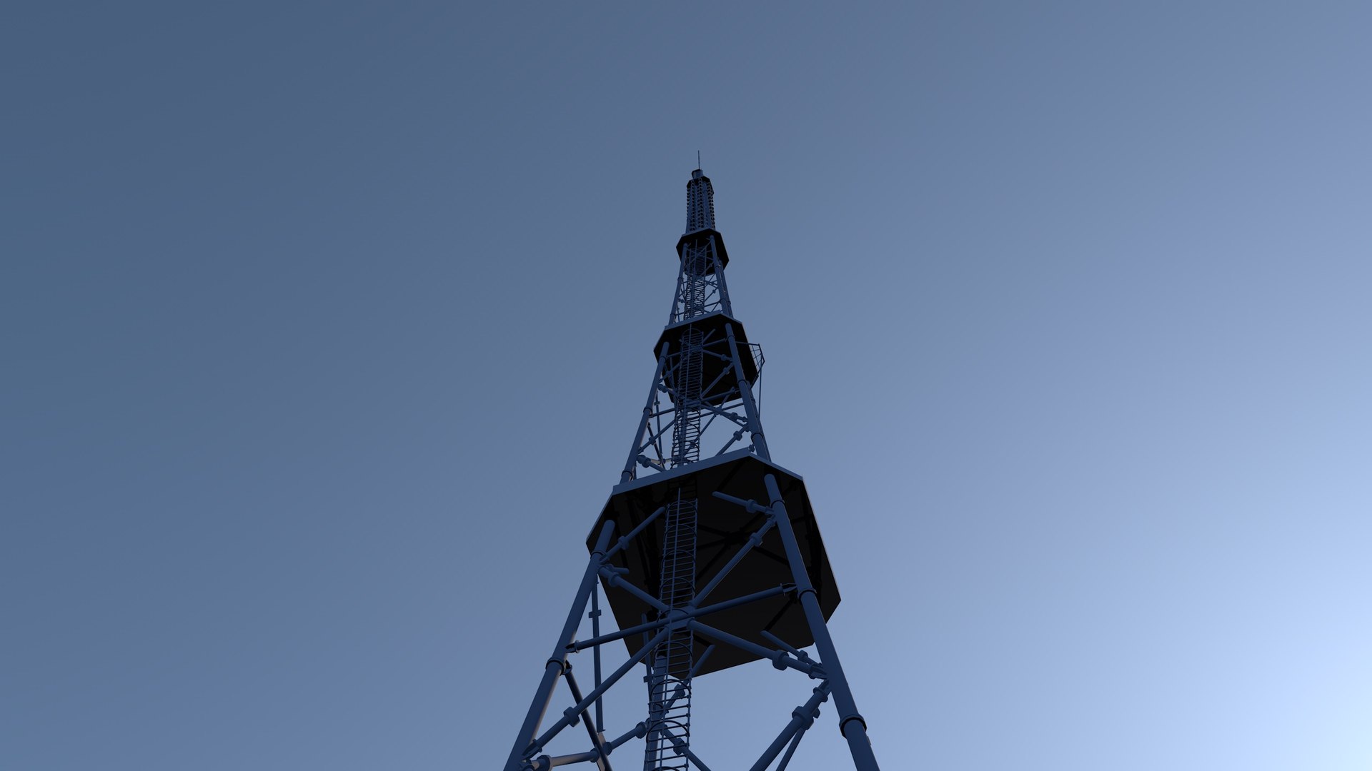 3D Model Tv Tower - TurboSquid 1237769