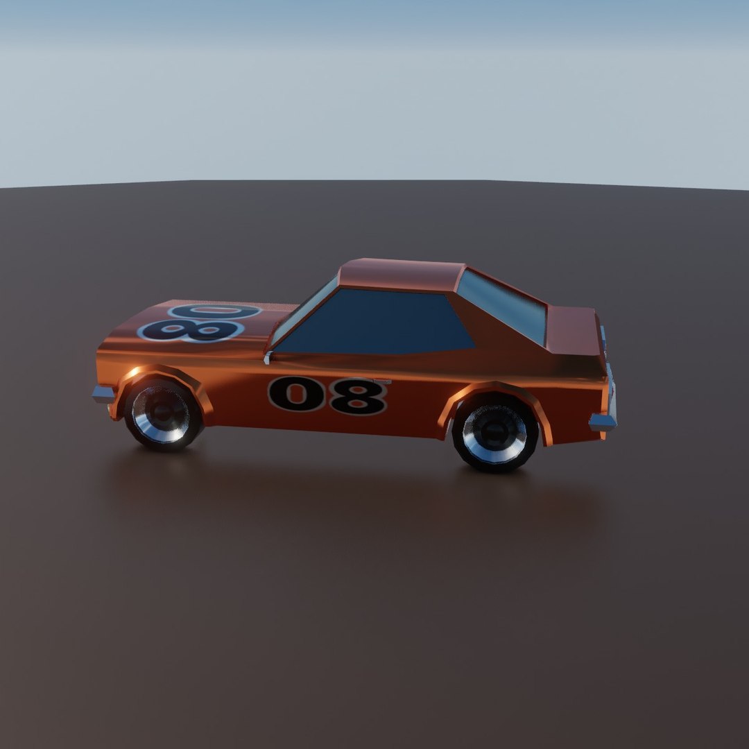 08 Model Cartoon Car 3D Model - TurboSquid 1895900