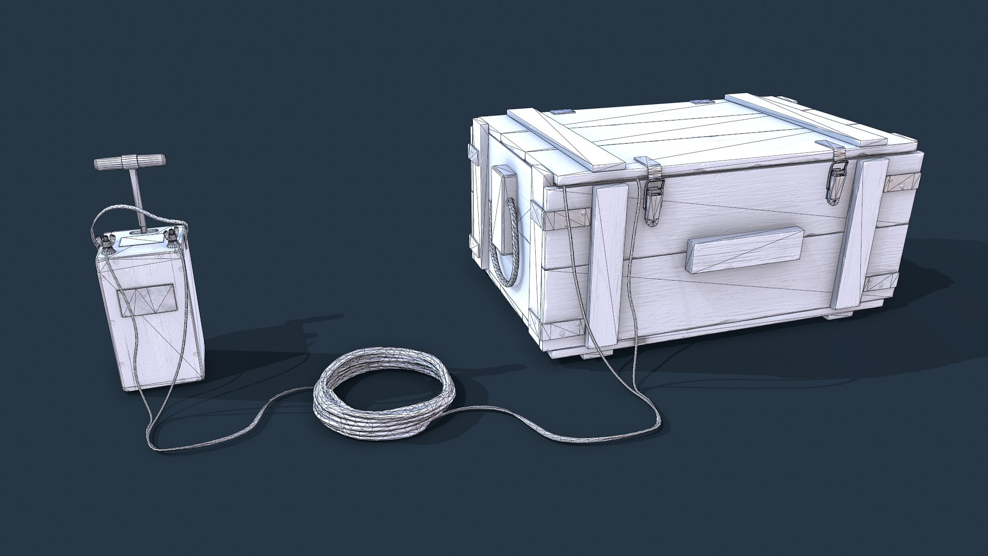 Dynamite Box Blaster 3D Model - TurboSquid 2153749