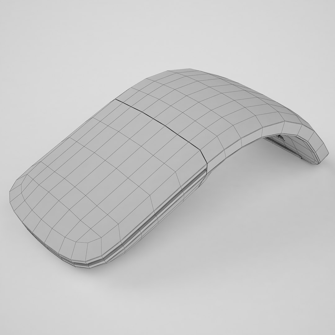 3D microsoft arc mouse model - TurboSquid 1495364