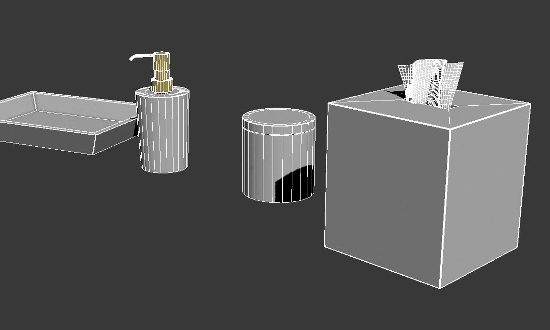 Bathroom Tray Soap 3d Model