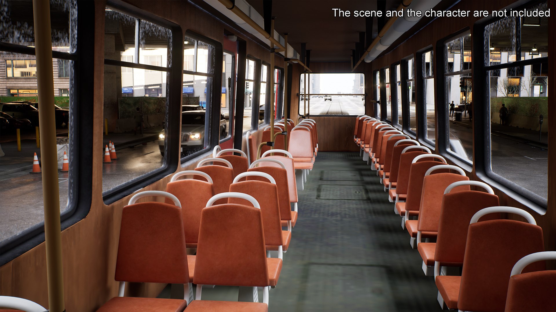 Retro Soviet Tram KTM-5 New Rigged 3D - TurboSquid 2128840