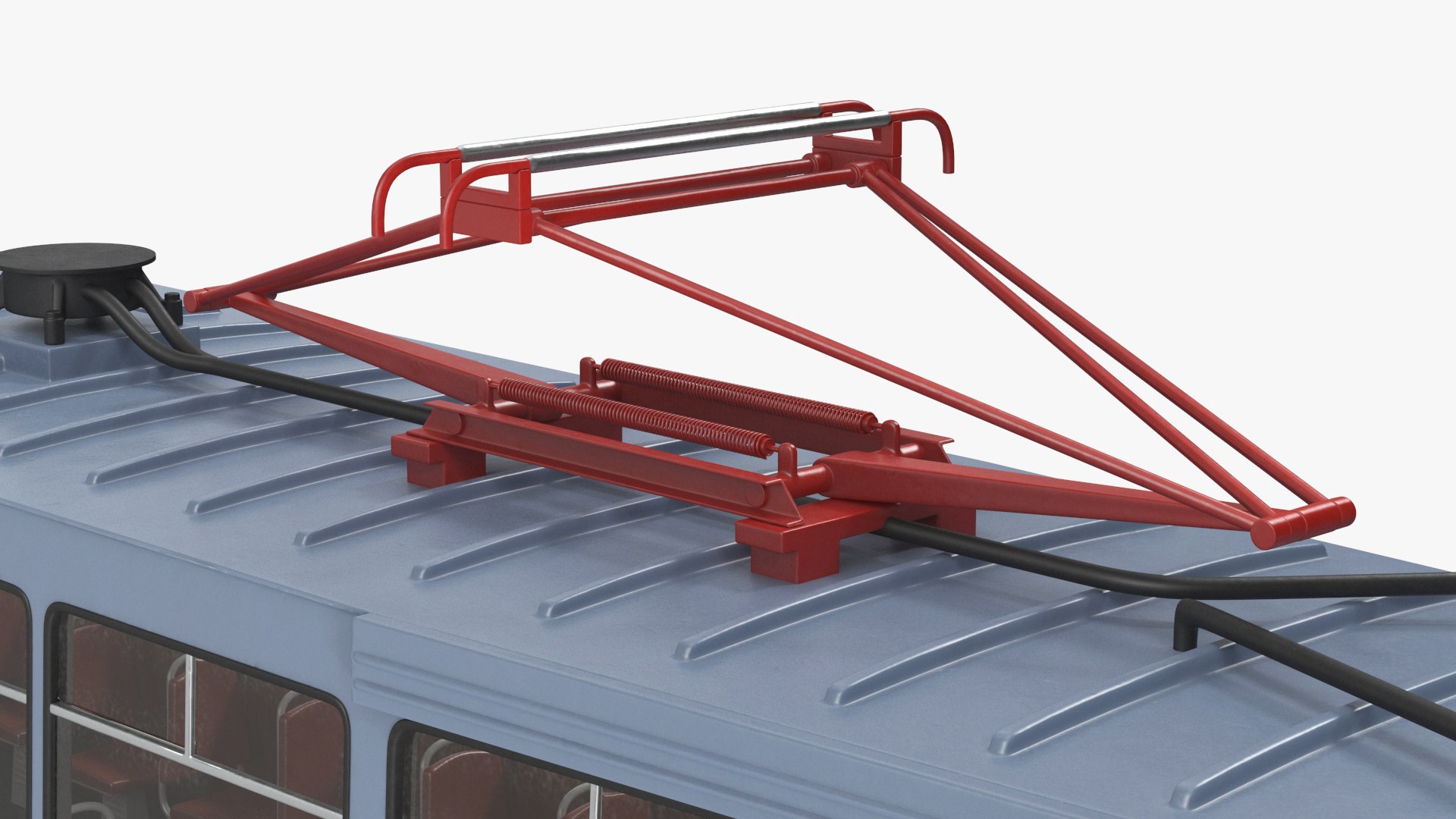 Retro Soviet Tram KTM-5 New Rigged 3D - TurboSquid 2128840