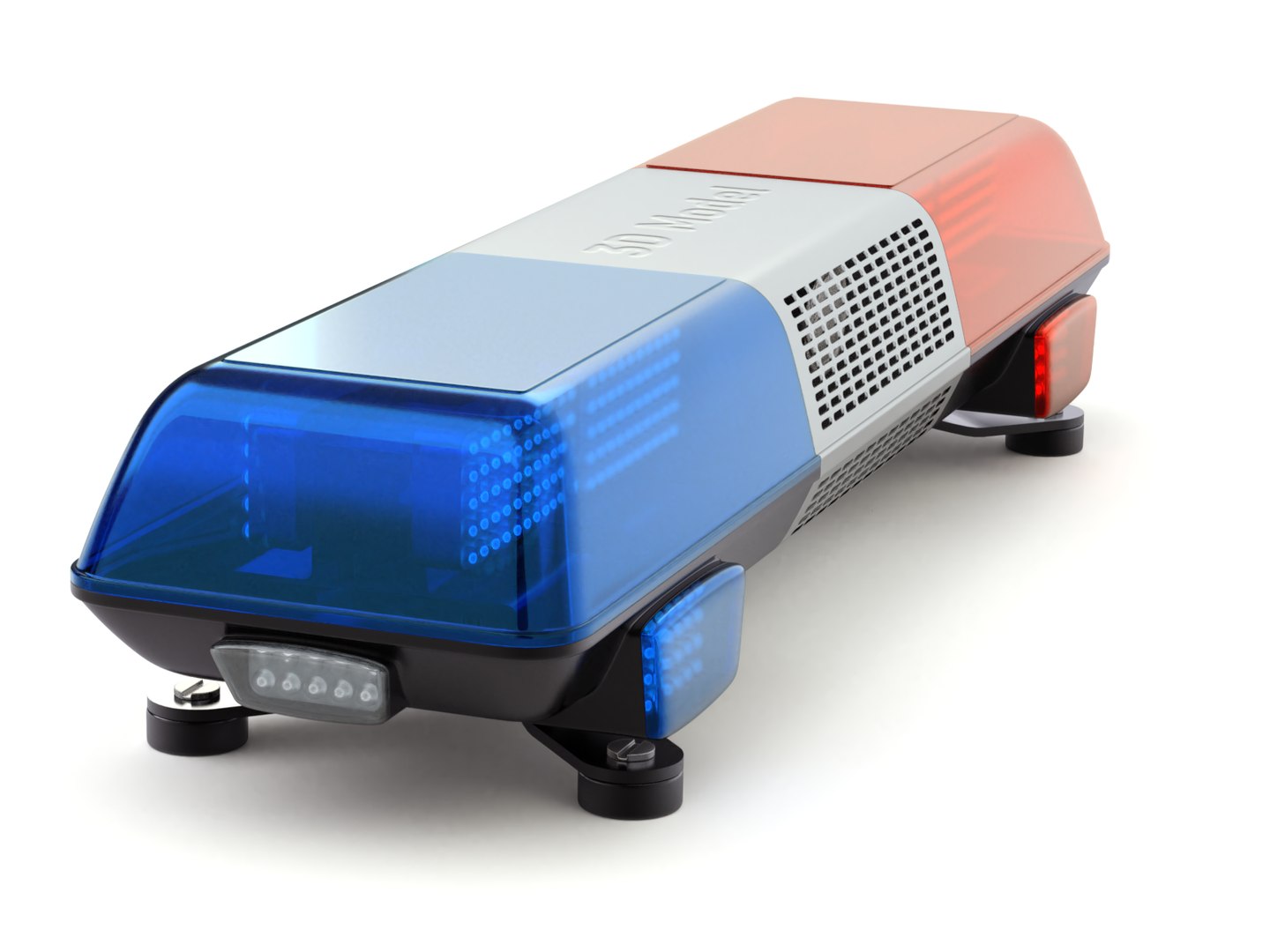 Emergency light 3D model - TurboSquid 1432635