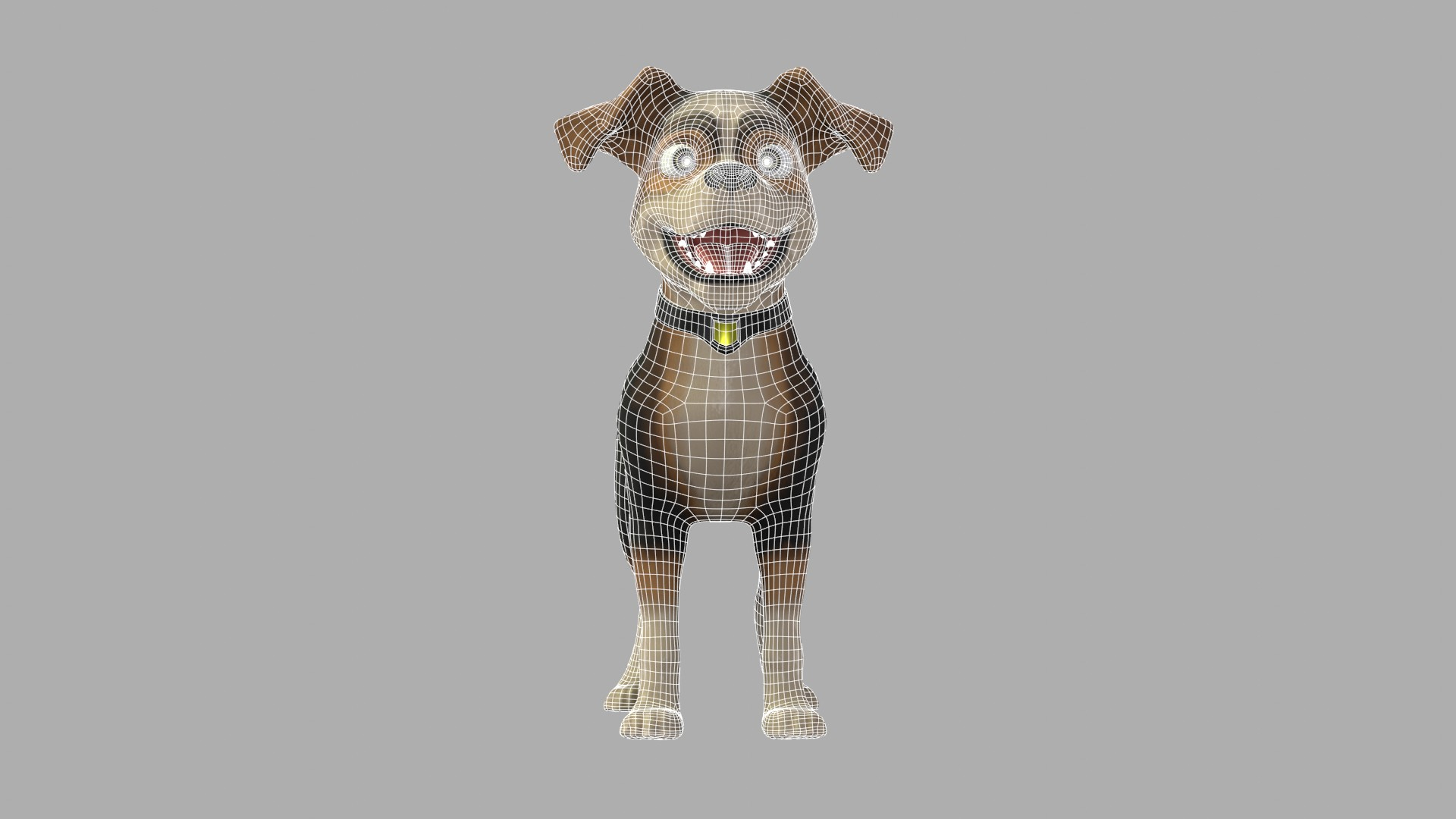 Cartoon Dog Rigged 3D Model - TurboSquid 2238012