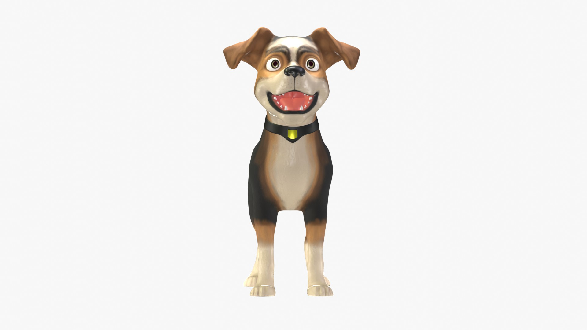 Cartoon Dog Rigged 3D Model - TurboSquid 2238012