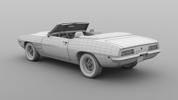 3D model 1969 pontiac firebird - TurboSquid 1644311