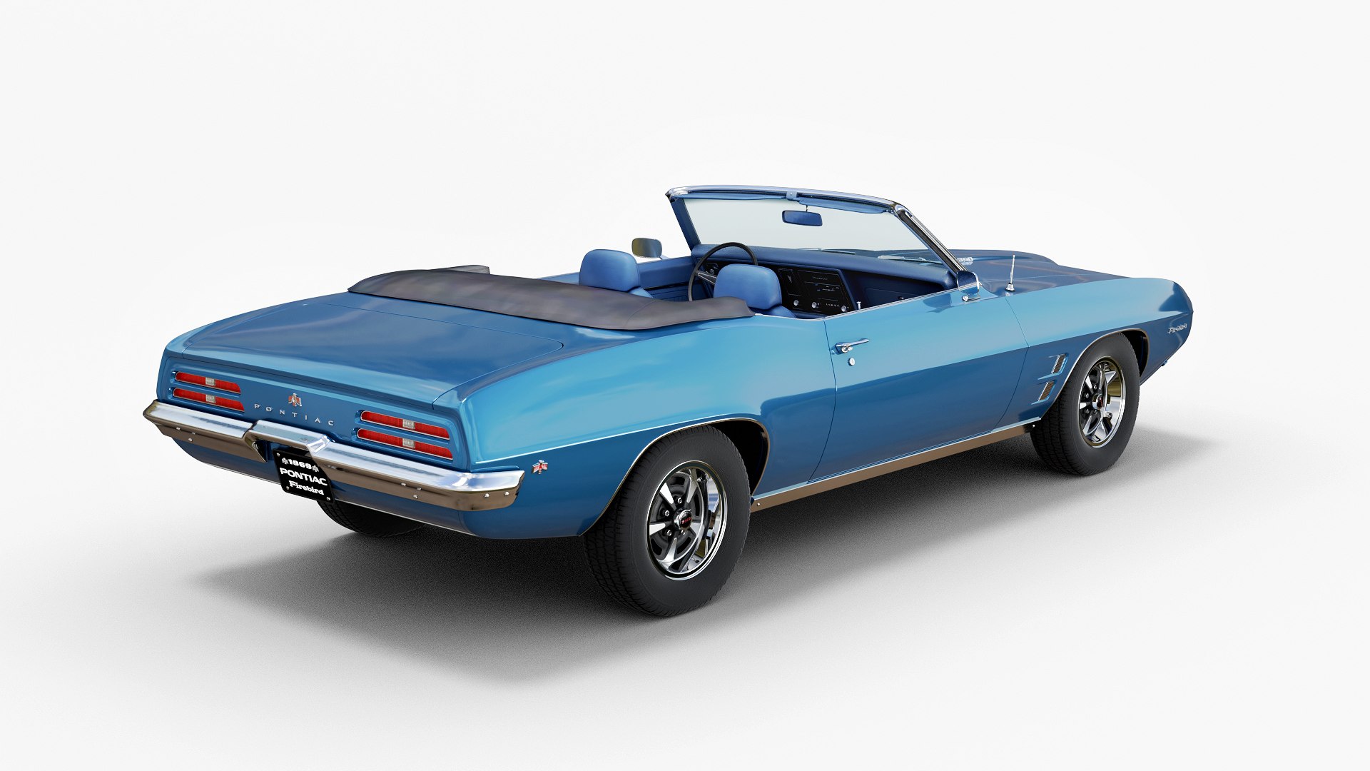 3D Model 1969 Pontiac Firebird - TurboSquid 1644311