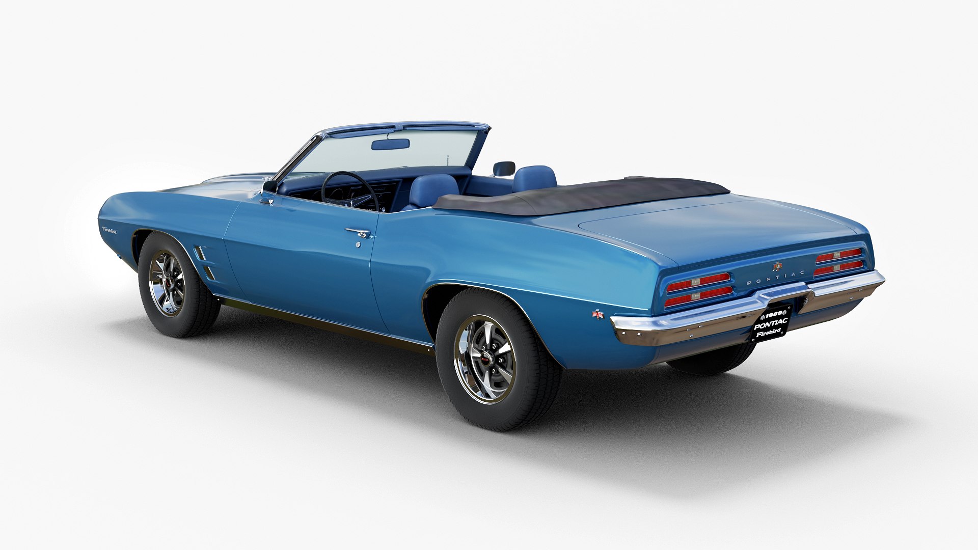 3D Model 1969 Pontiac Firebird - TurboSquid 1644311