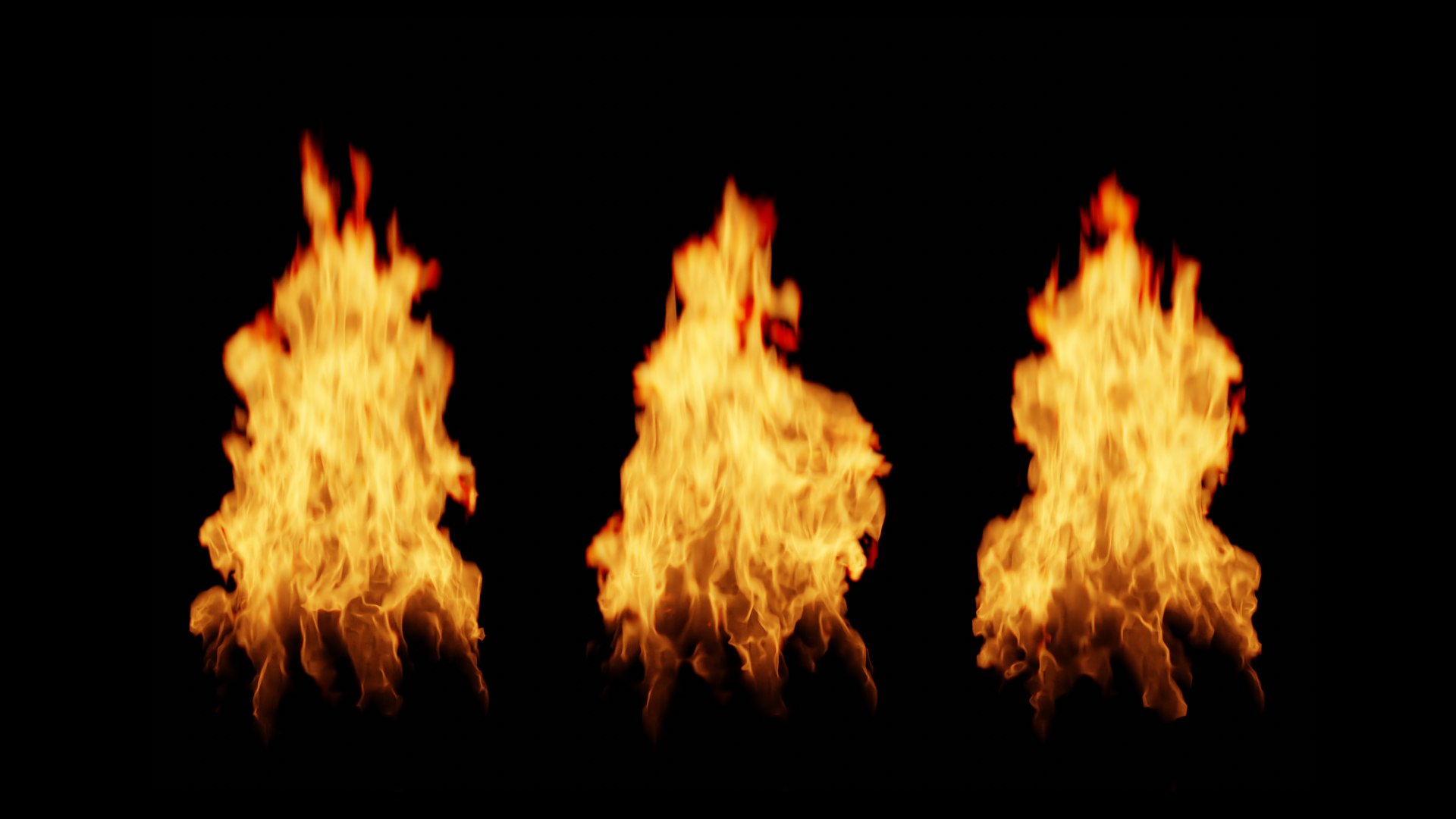 Looping Fire Animation Game-ready 3D - TurboSquid 2007555