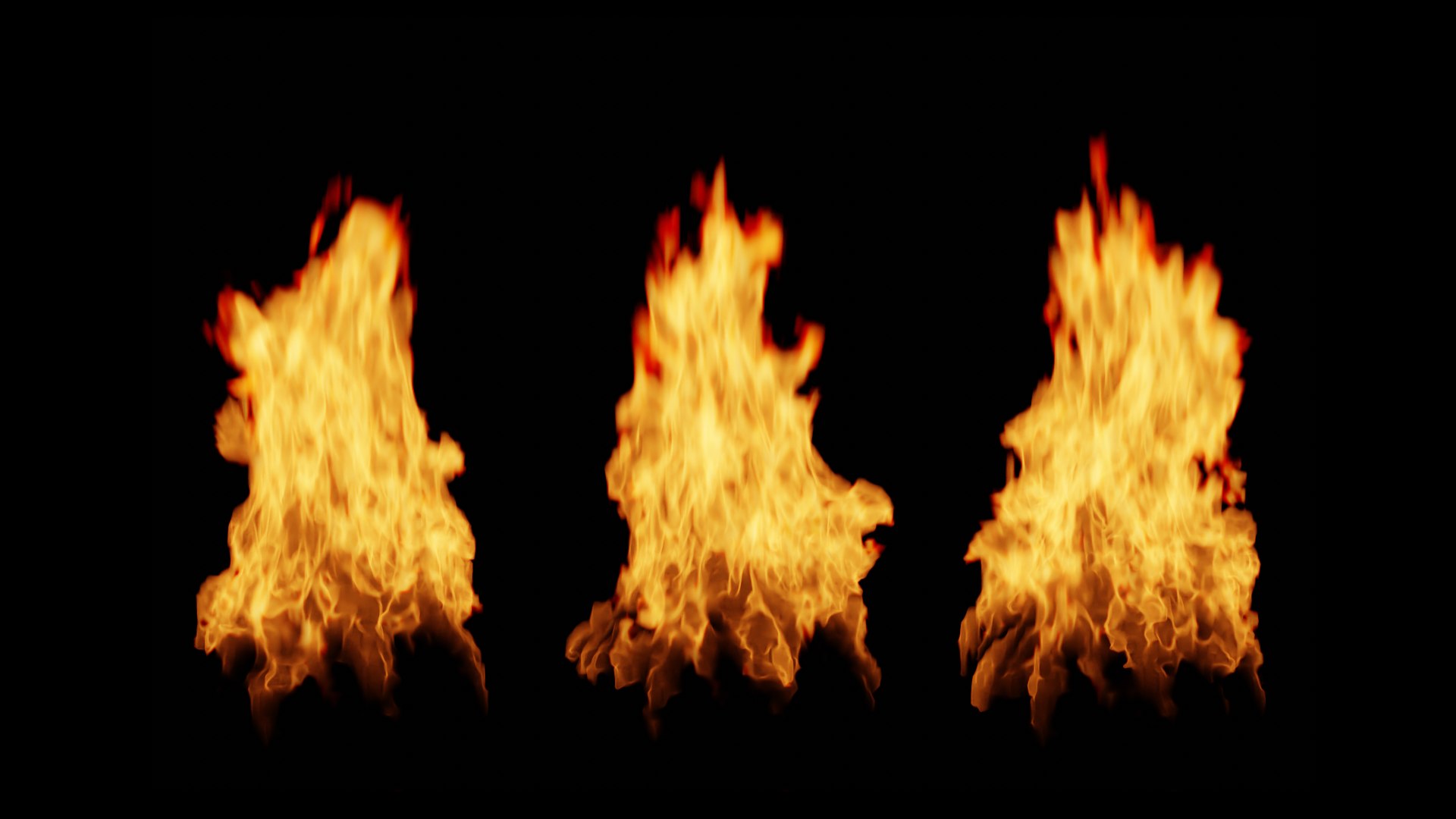 Looping Fire Animation Game-ready 3D - TurboSquid 2007555