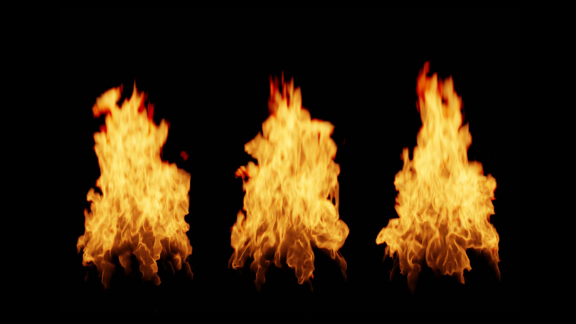 Looping Fire Animation Game-ready 3D - TurboSquid 2007555