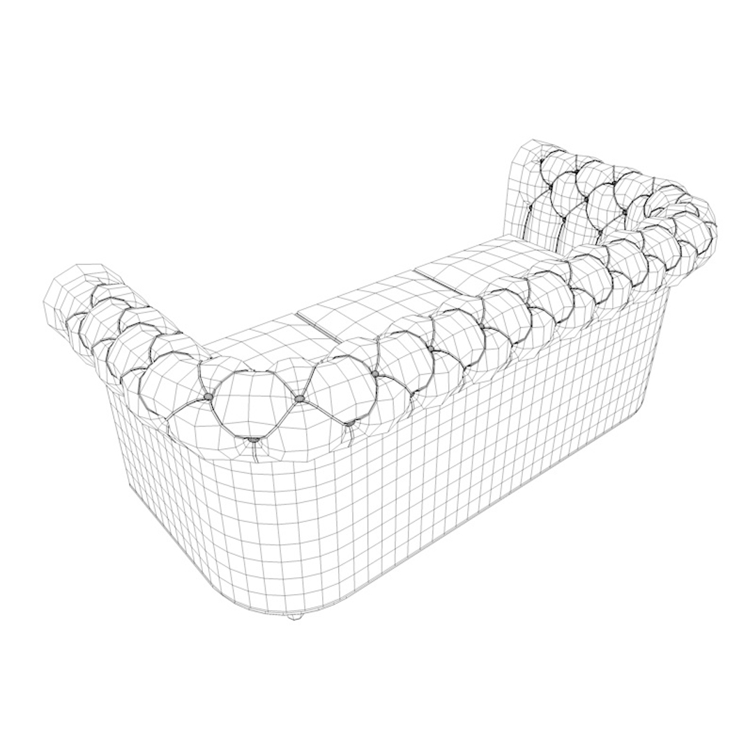 3D model chesterfield sofa - TurboSquid 1190201