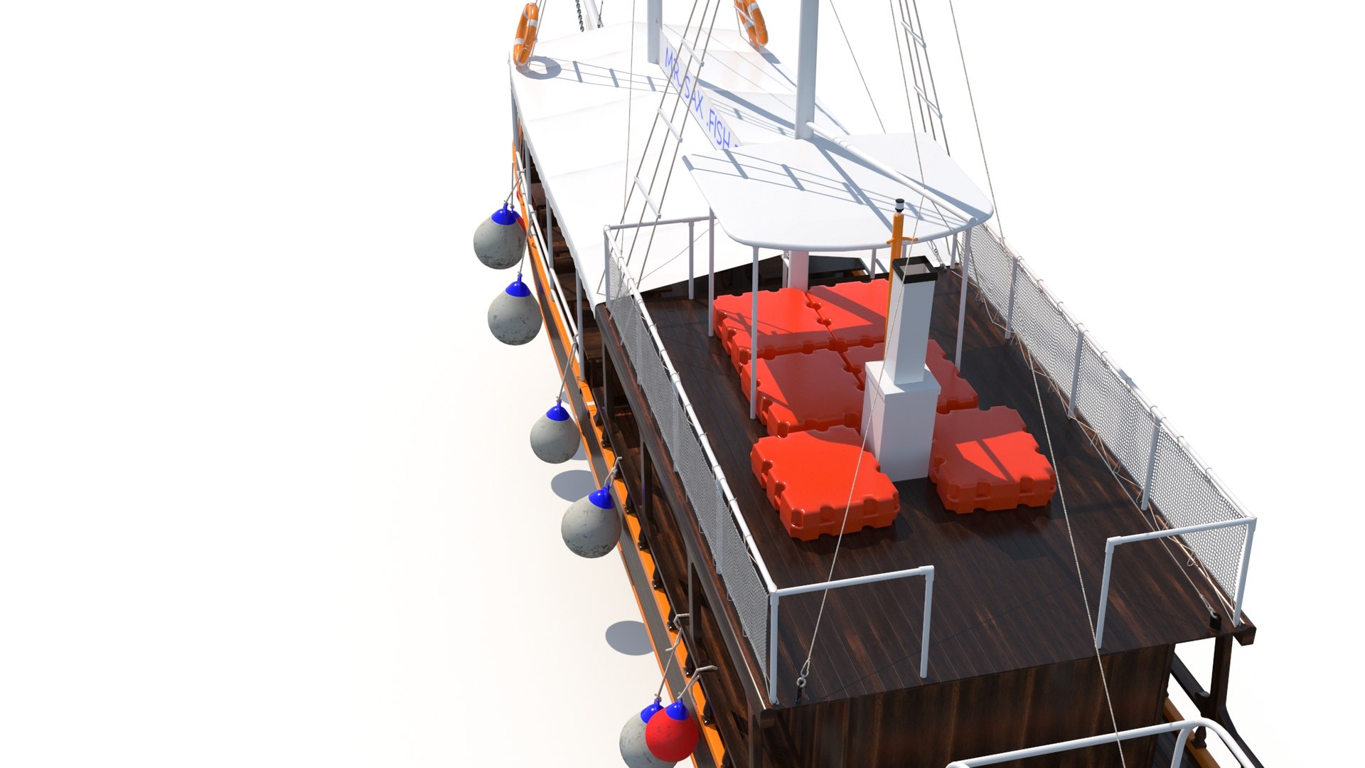 Excursion Ship 3D Model - TurboSquid 1856752