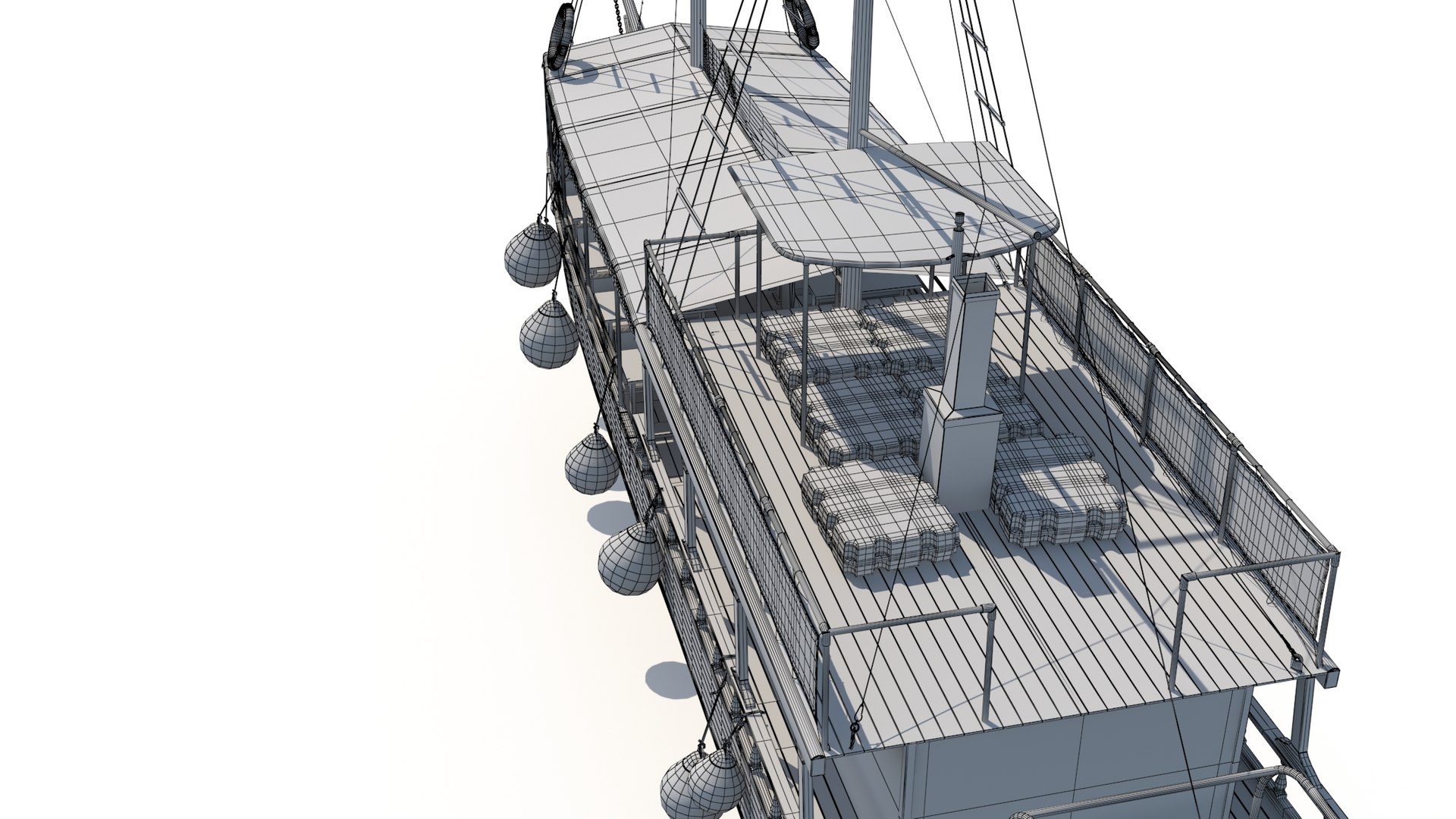 Excursion Ship 3D Model - TurboSquid 1856752