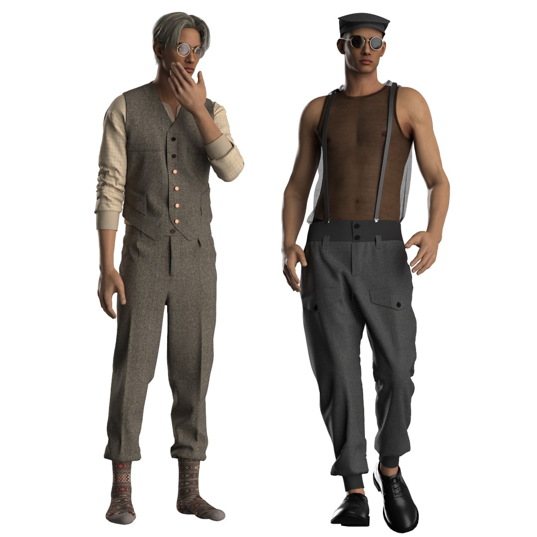 Man Outfits In Clo3d 3D - TurboSquid 2334257