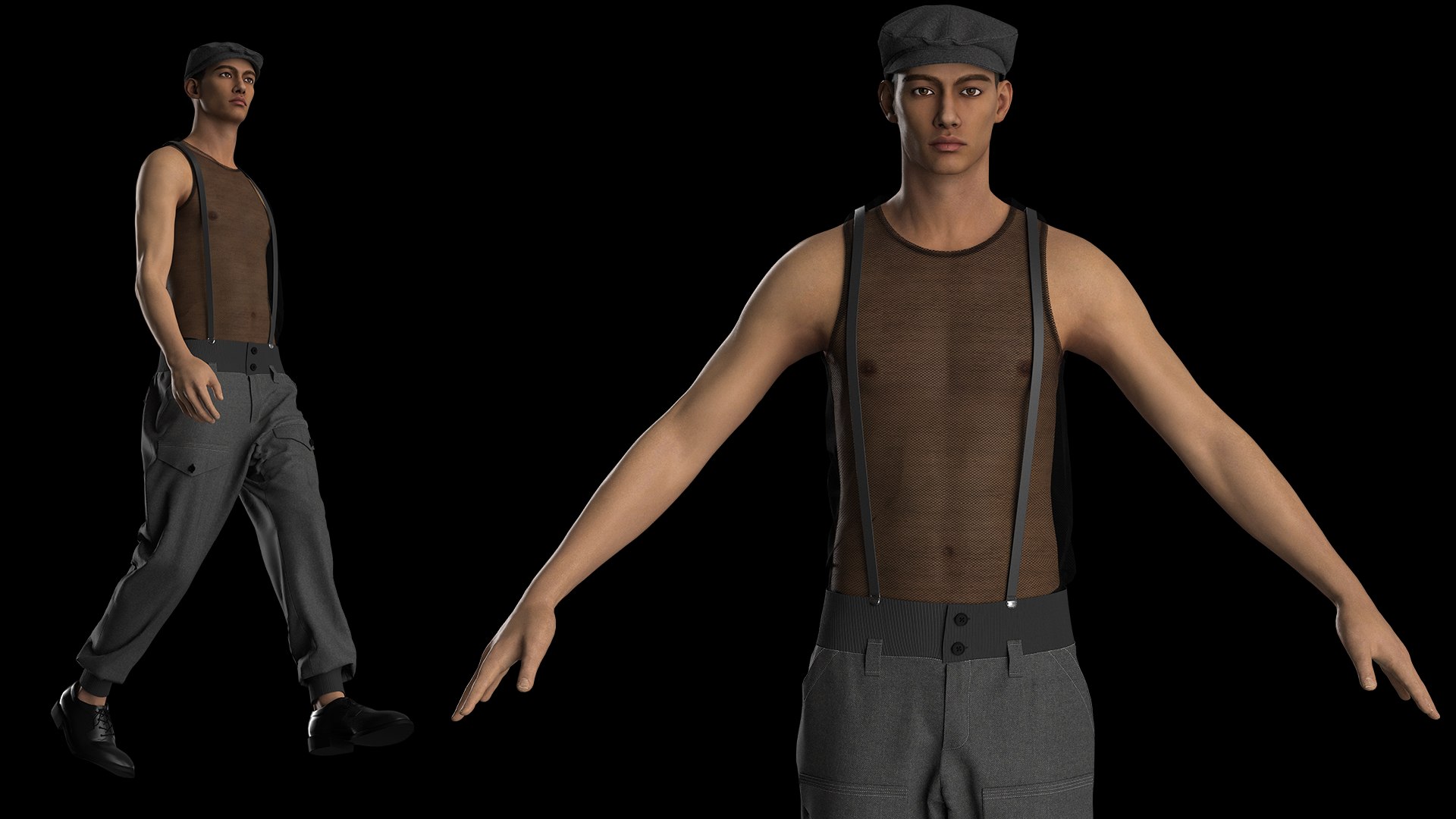 Man Outfits In Clo3d 3D - TurboSquid 2334257